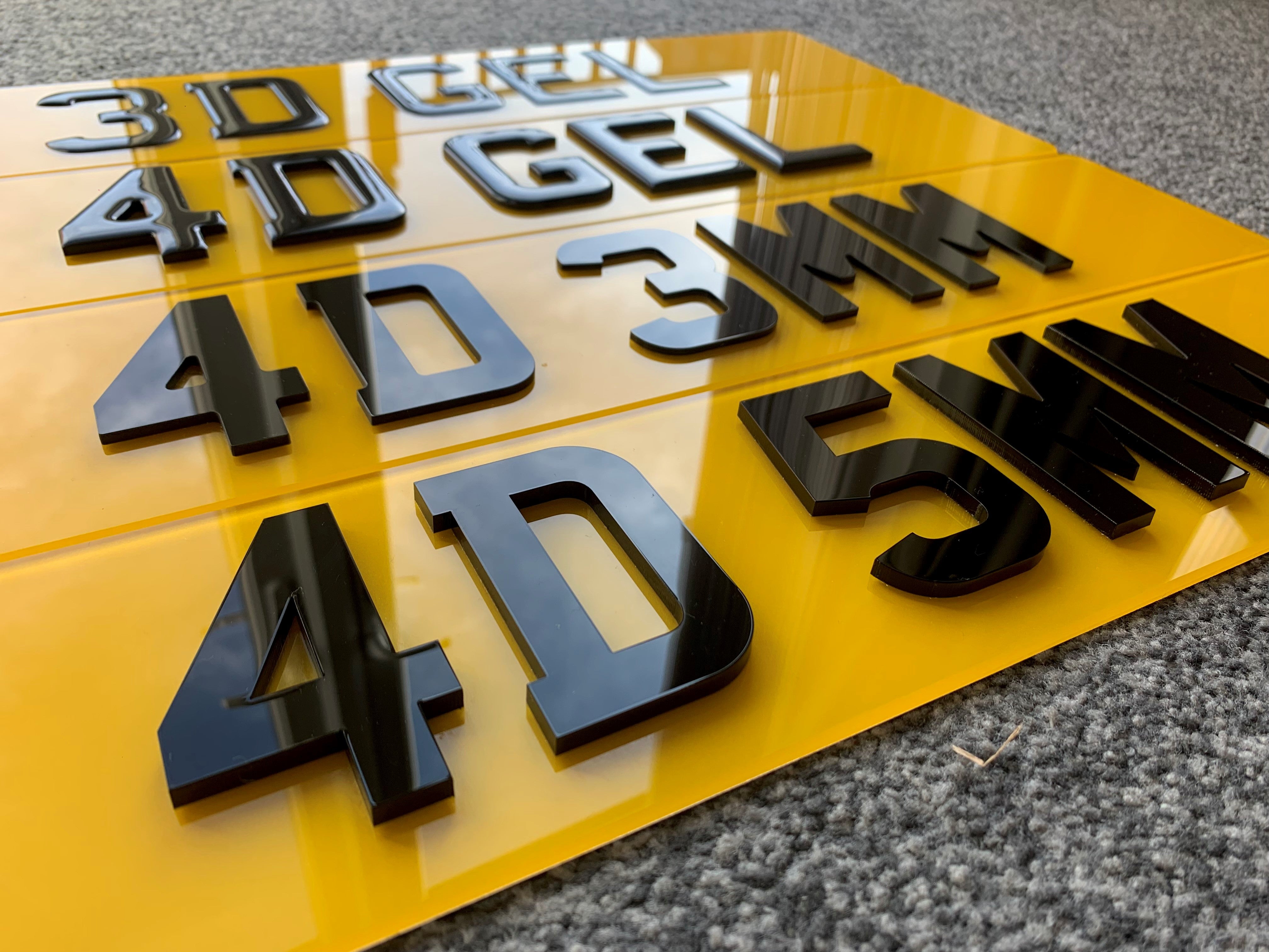 3D Gel Number Plates – NF PLATES