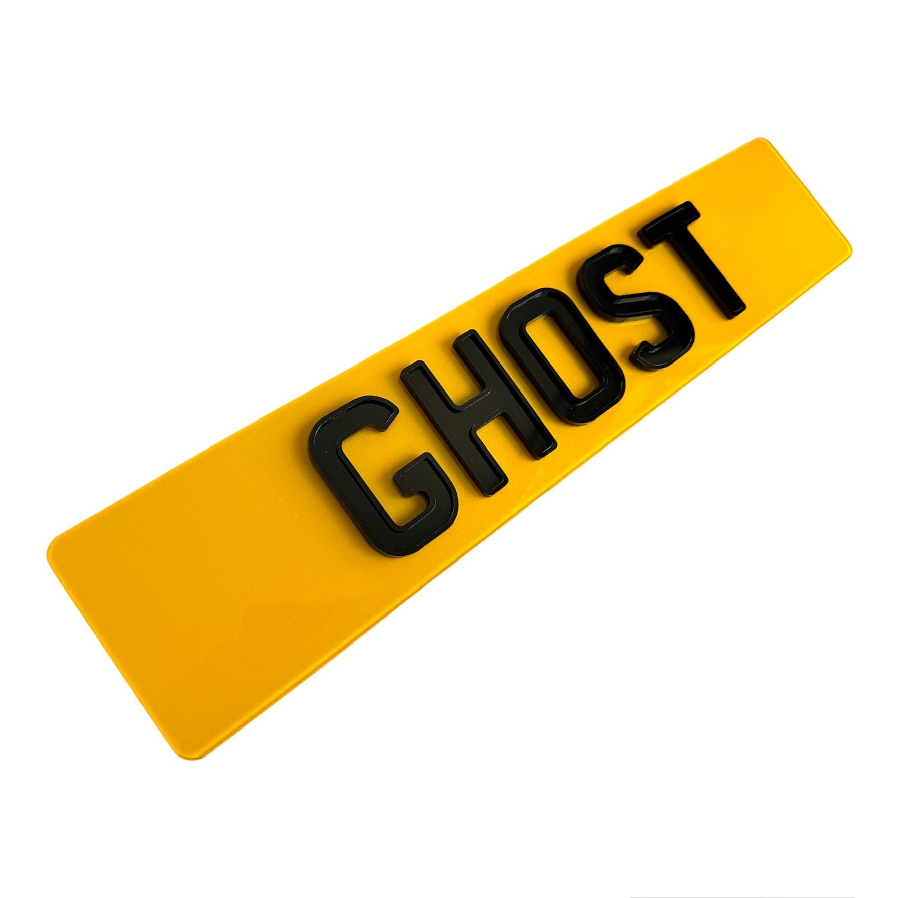 GHOST 4D Number Plates - Buy Online Now! – NF PLATES